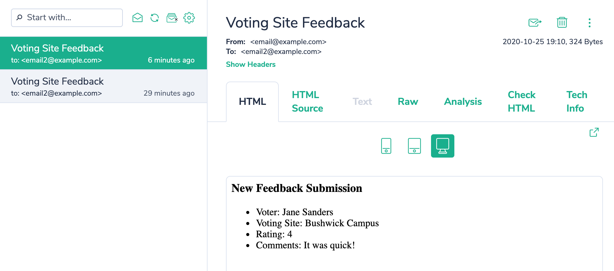 GitHub - parislingard/voter-feedback: Early voter feedback form app ...