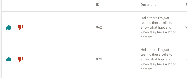 Table Cell Formatting Width · Issue #1625 · mbrn/material-table · GitHub