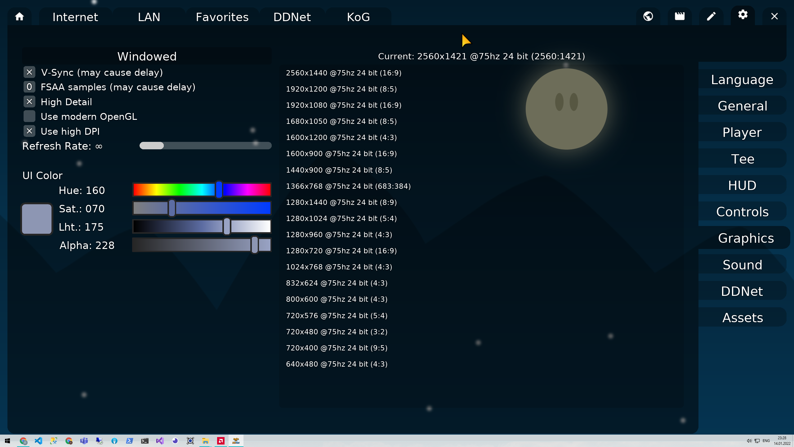 Windowed mode · Issue #4597 · ddnet/ddnet · GitHub