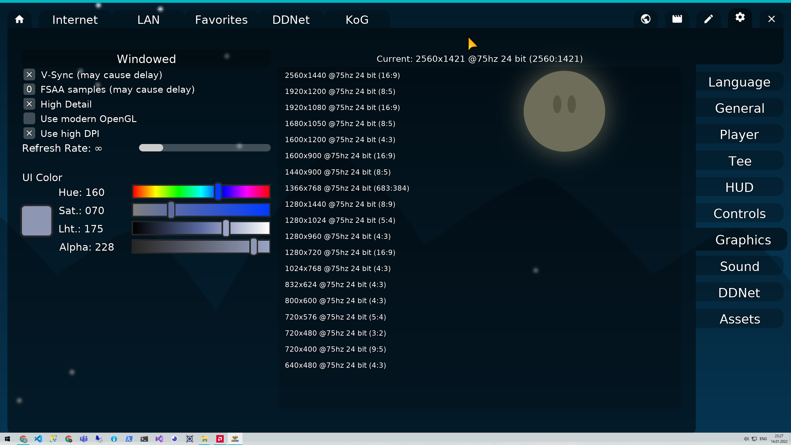 Windowed mode · Issue #4597 · ddnet/ddnet · GitHub