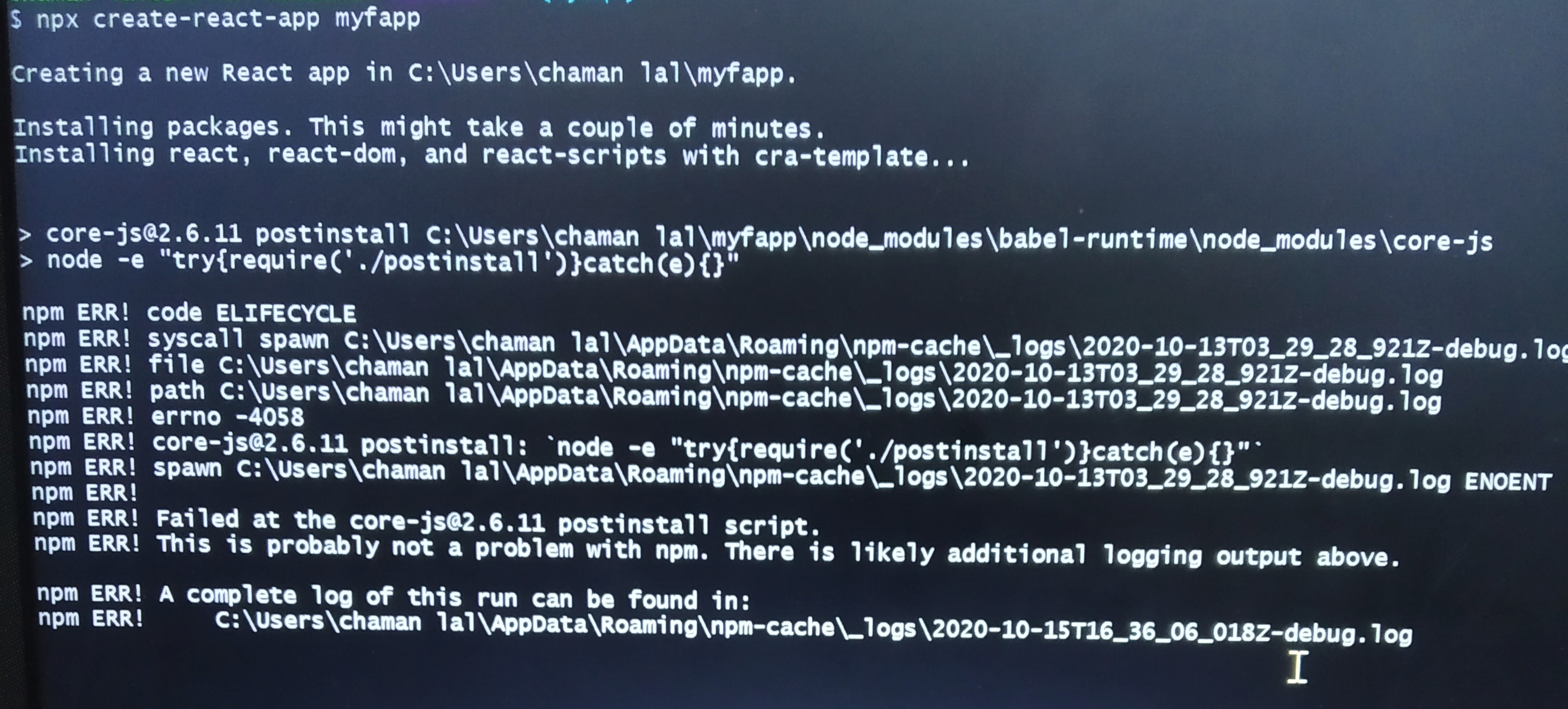 Core Js 2 6 11 Postinstall Reverts Back All The Installations · Issue 9249 · Facebook