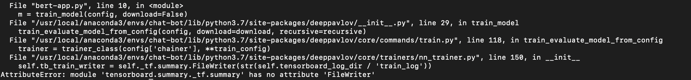 Attributeerror Module Tensorboardsummarytfsummary Has No Attribute Filewriter · Issue 