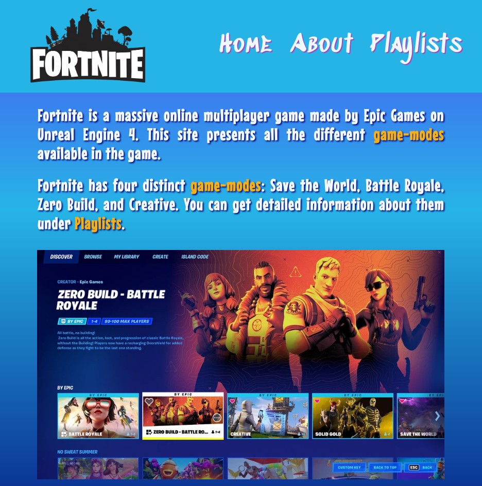 GitHub - elh-art/react_fortnite_playlist: Practicing React Router ...
