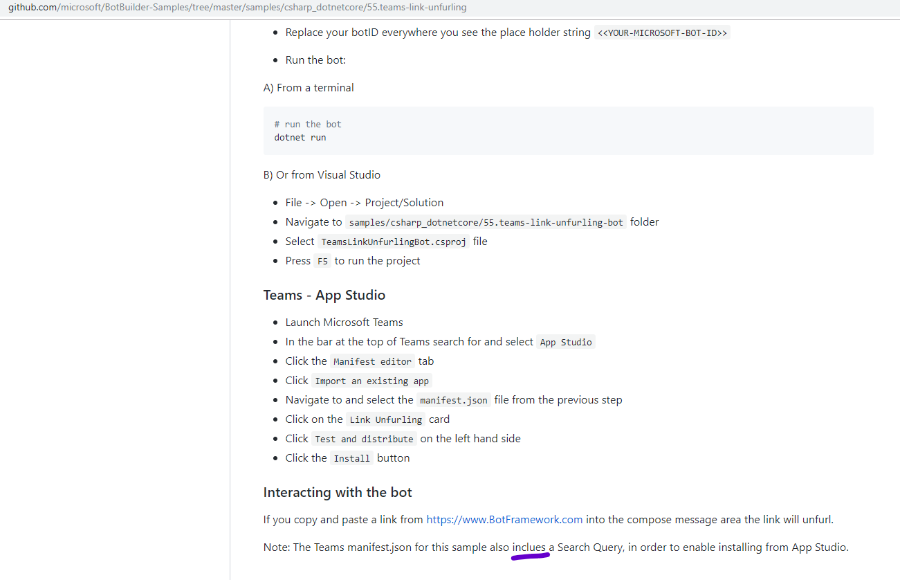 [bug bash] typo in 55.teams-link-unfurling/README.md · Issue #1948 · microsoft/BotBuilder ...