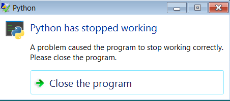 "Python has stopped working" at attempt to open Spyder · Issue #10747 ...