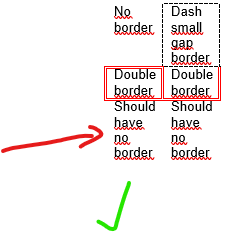 Cell borders cannot be removed if first cell has a defined border style ...