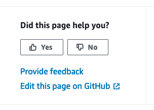 [RFC] [DOC] Add feedback mechanism · Issue #1708 · opensearch-project/documentation-website · GitHub