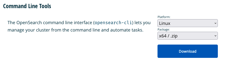 Display reporting cli on downloads page · Issue #1336 · opensearch-project/project-website · GitHub
