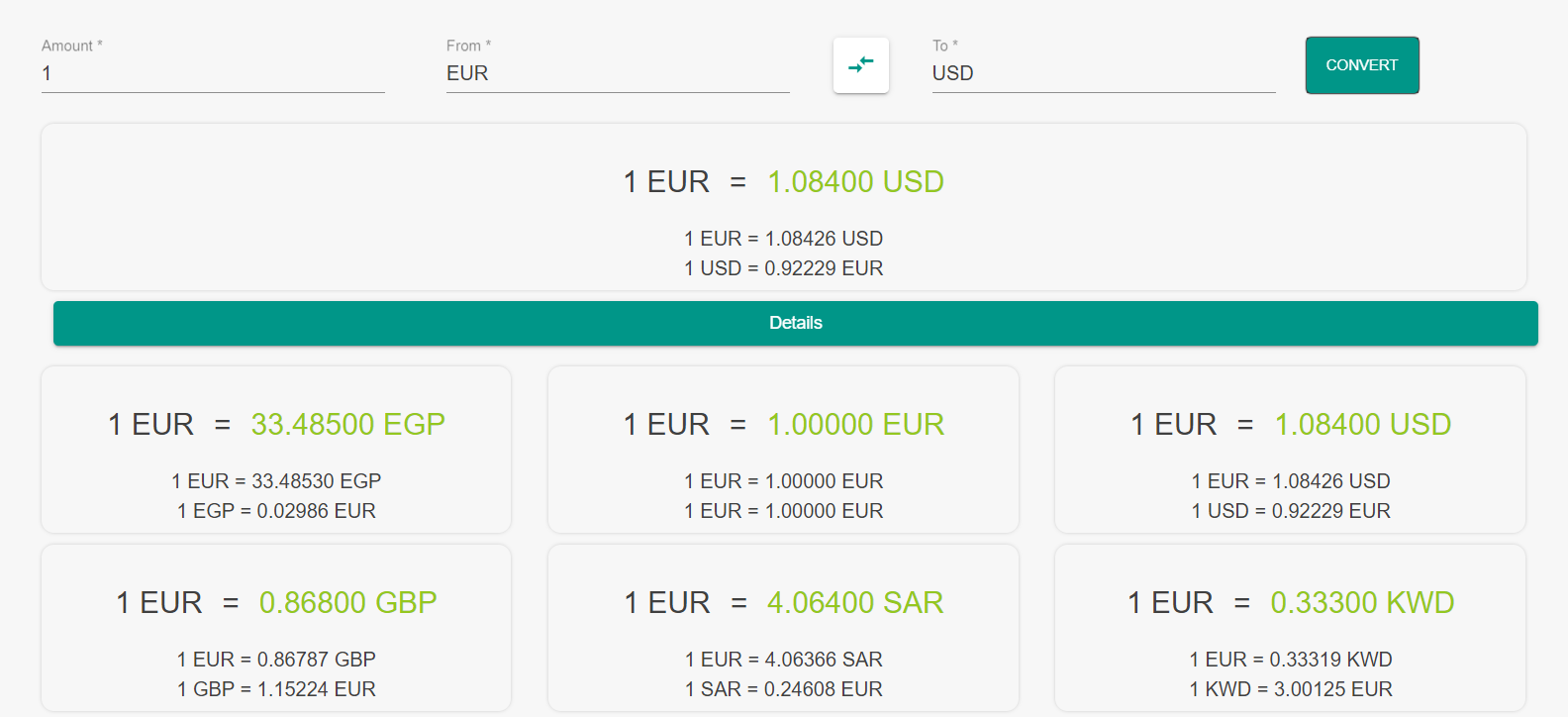 GitHub - mobasherahmed/CurrenyExchanger