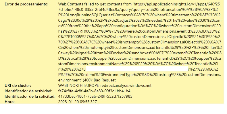 BC-Telemetry: Error Syncro D365BC Usage · Issue #175 · microsoft/BCTech · GitHub