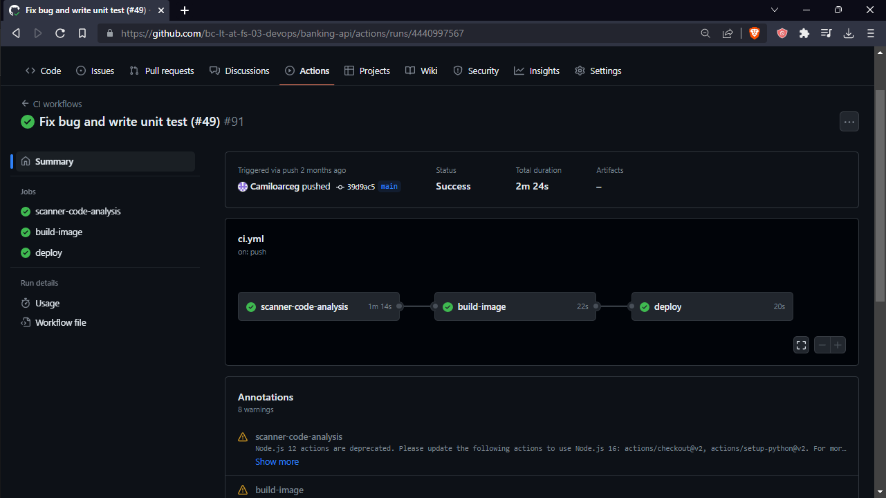 GitHub - kevingaray/CI-Bank: Bank api on python and CI with github Actions