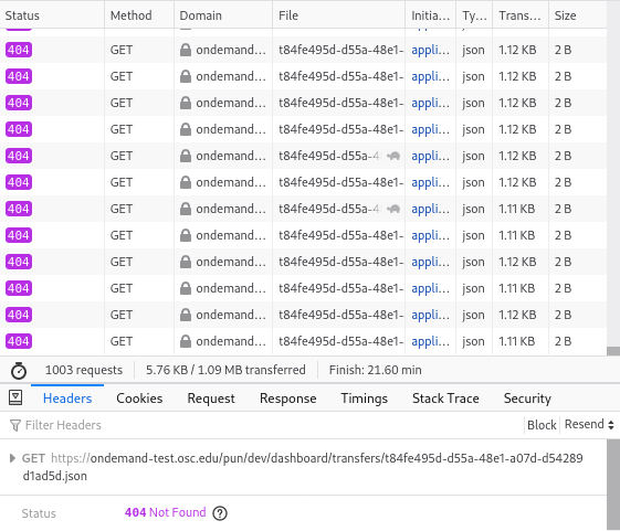 Files polling caught in 404 loop · Issue #1678 · OSC/ondemand · GitHub