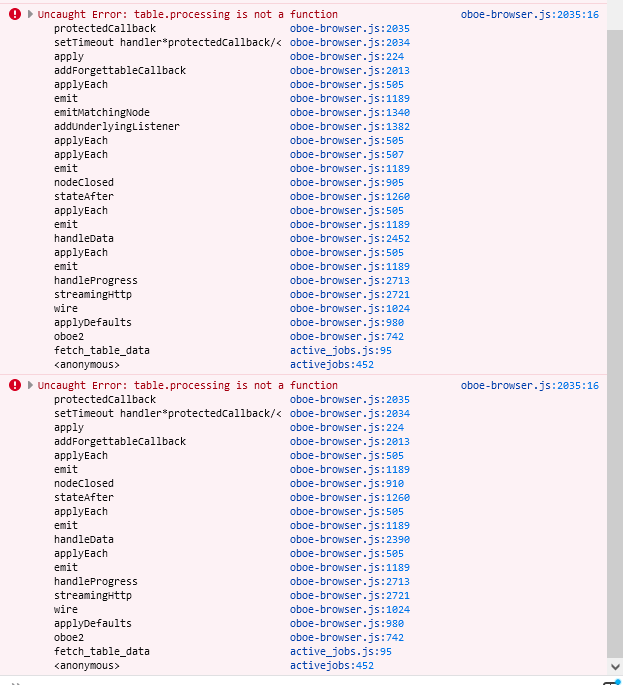 Activejobs Javascript Errors · Issue 2702 · Oscondemand · Github 3522