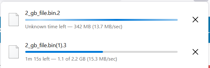 Downloading A File No Longer Esitmates The Download Length · Issue 3114 · Oscondemand · Github 