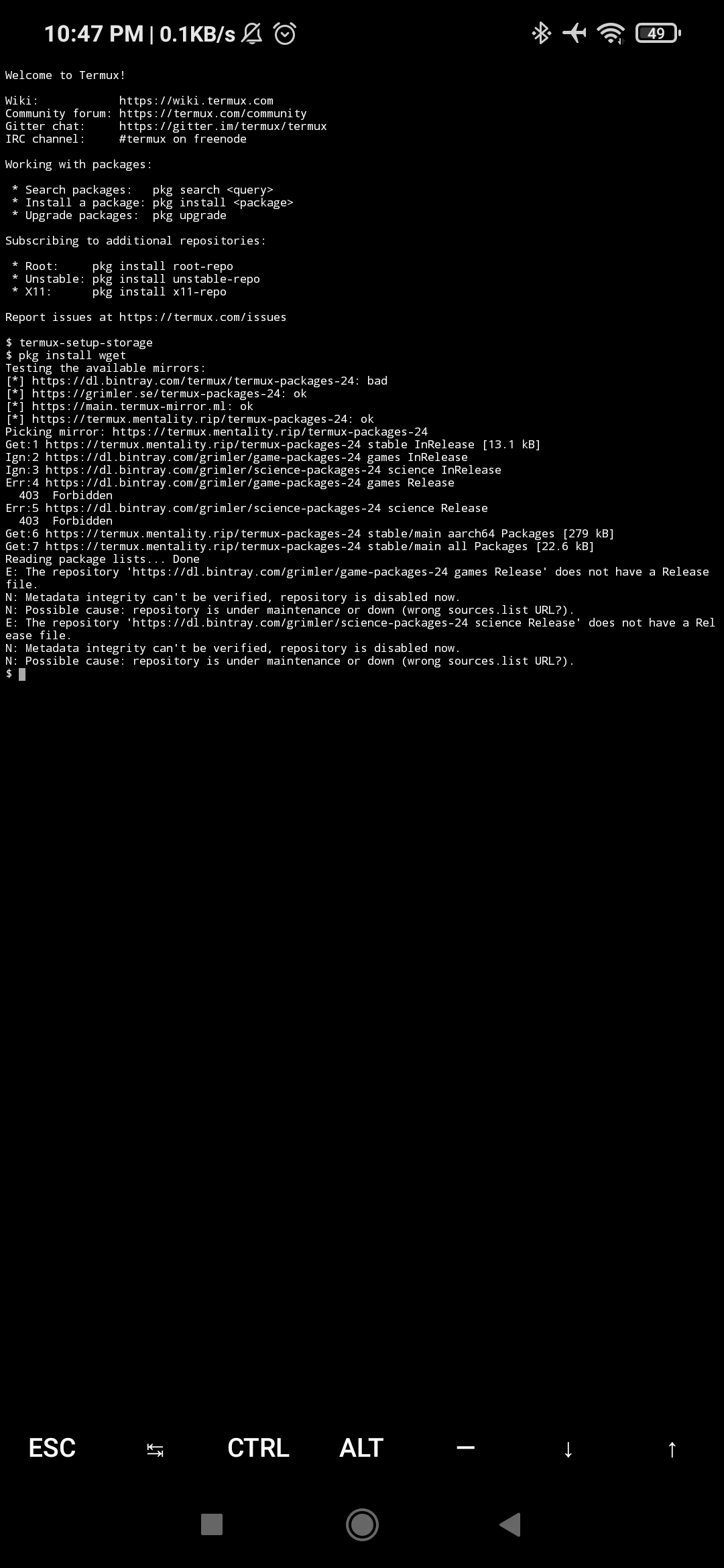 What is that issue and how to resolve it please help me in this issue · Issue #6752 · termux ...