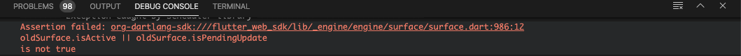 Flutter web throwing assertion from engine/surface/scene_builder.dart · Issue #44383 · flutter ...