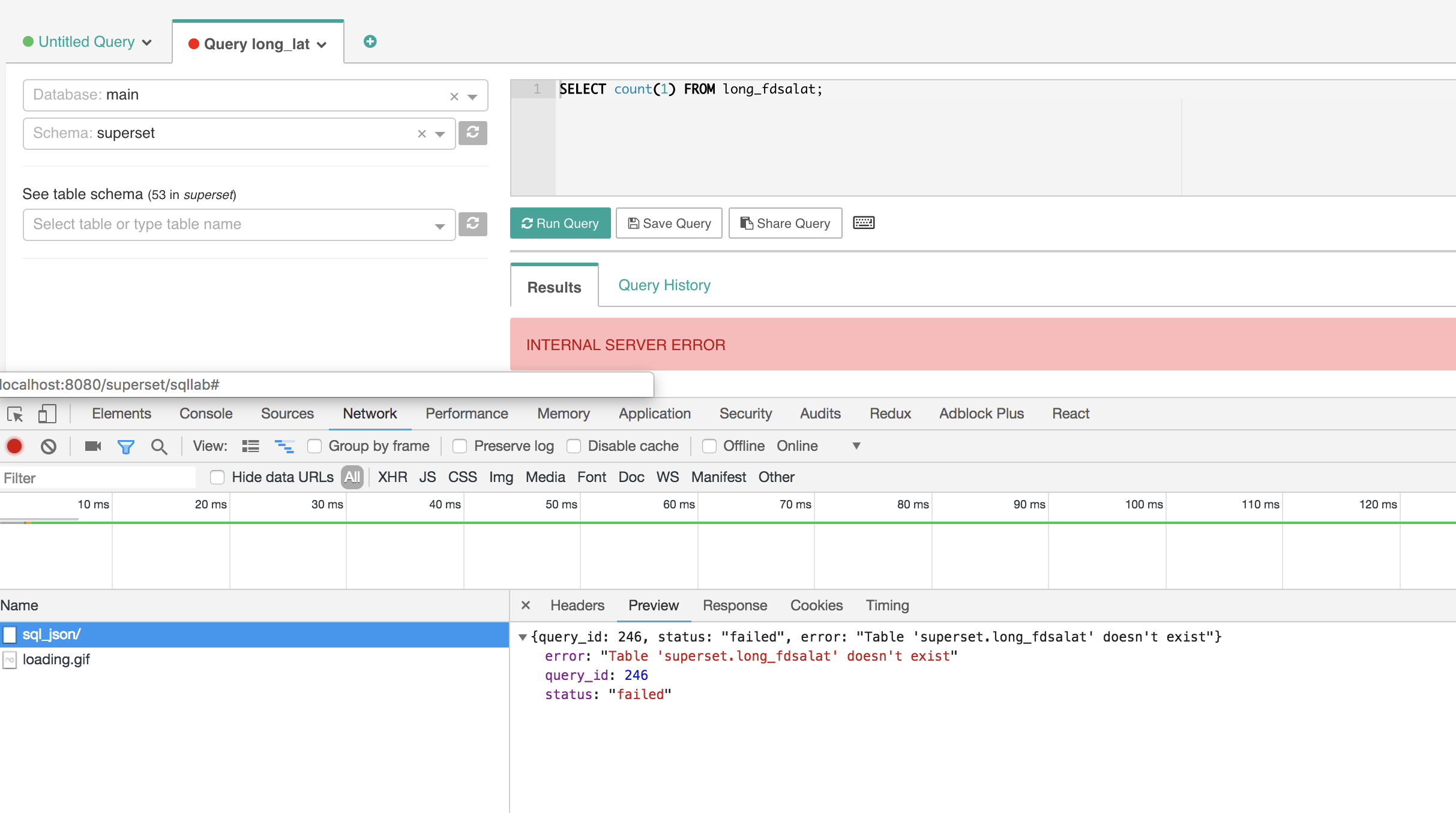 Sql Lab Error Handling Is Broken · Issue 6272 · Apachesuperset · Github 9090