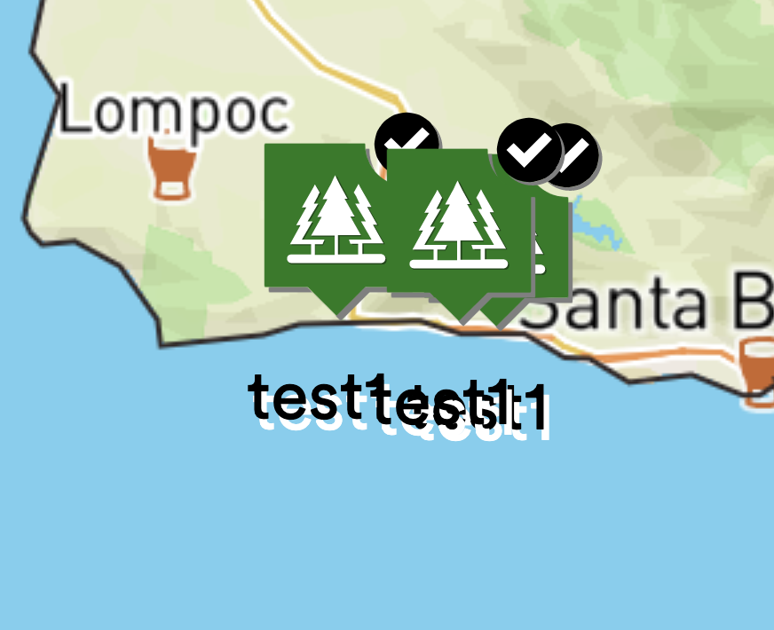 Need Help Marker Text Overlapping Issue · Issue 1387 · Visglreact Map 7221