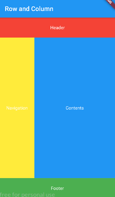 GitHub - jonathandarwin/RowColumnFlutter: Layouting in Flutter using ...