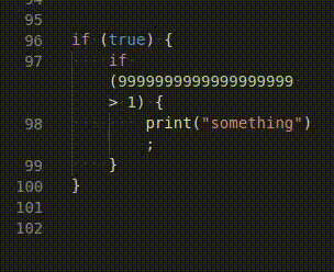 Fold Indicator display error · Issue #91985 · microsoft/vscode · GitHub