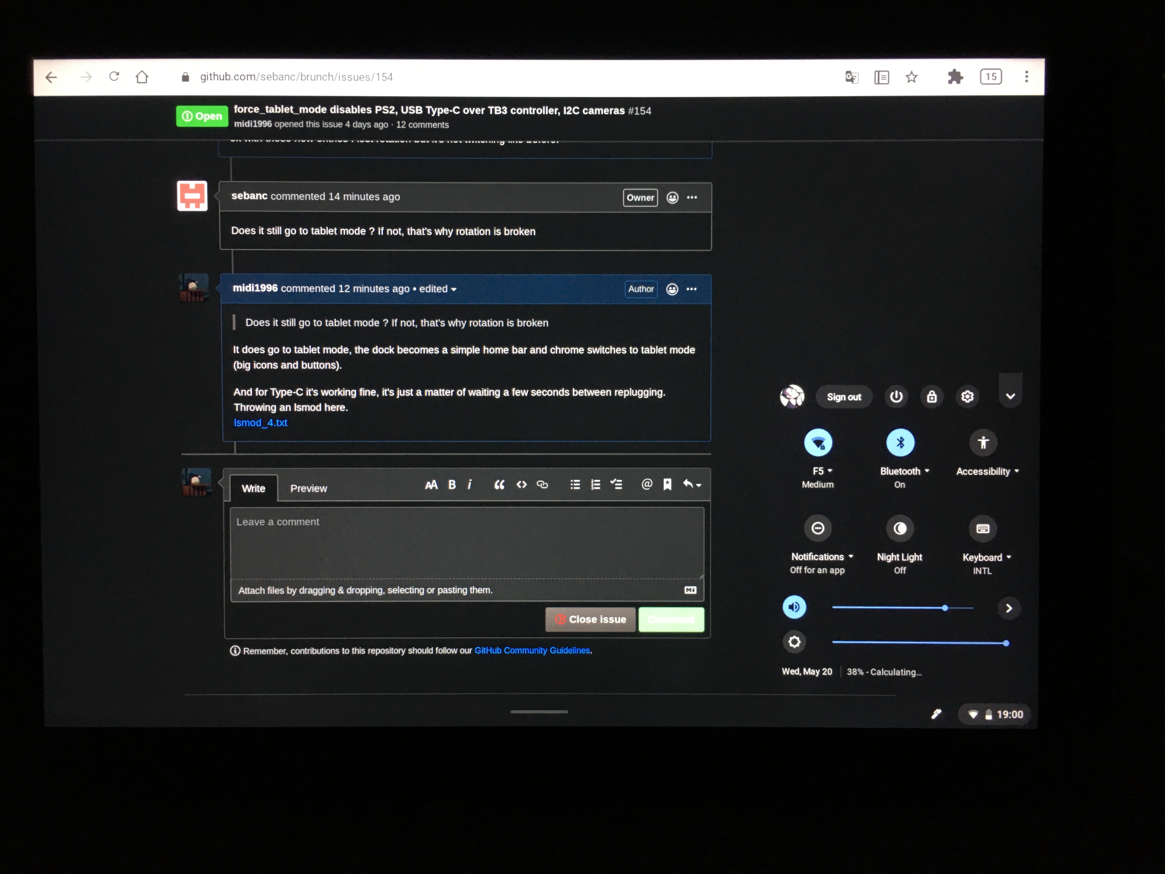 force_tablet_mode disables PS2, USB Type-C over TB3 controller, I2C cameras · Issue #154 ...