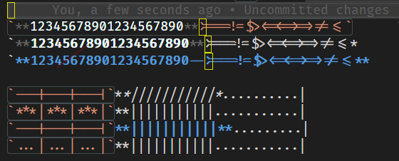 Fira Code Width Went Wrong · Issue 1142 · Tonskyfiracode · Github 
