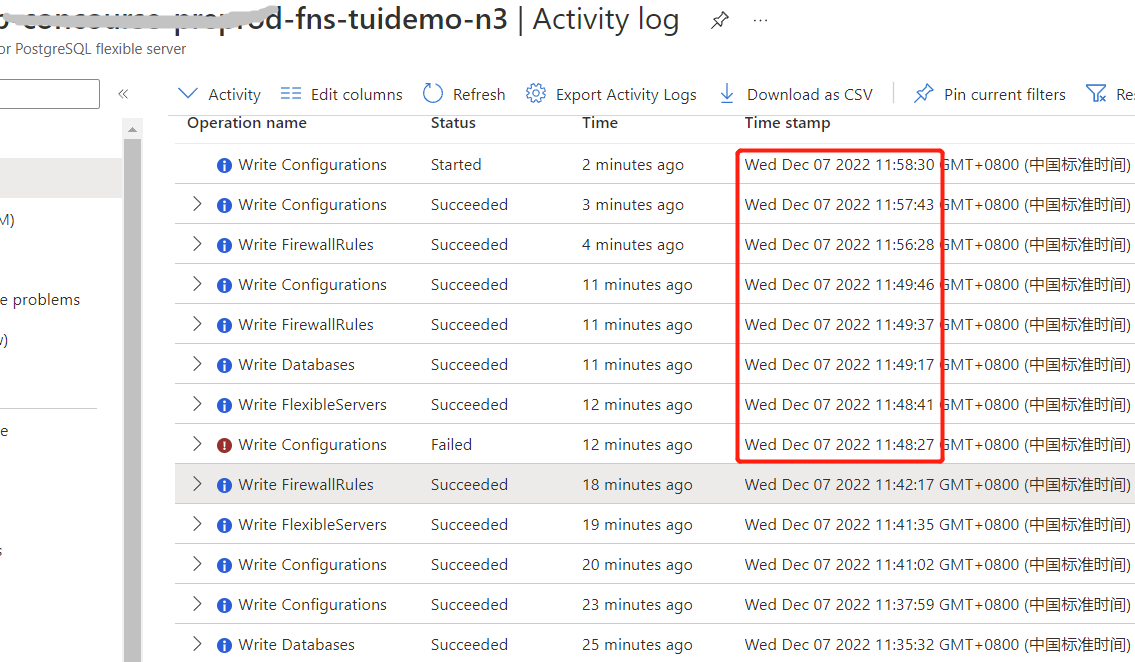 Bug: using azure service operator deploy PostgreSQL flexible servers encounter error in azure ...