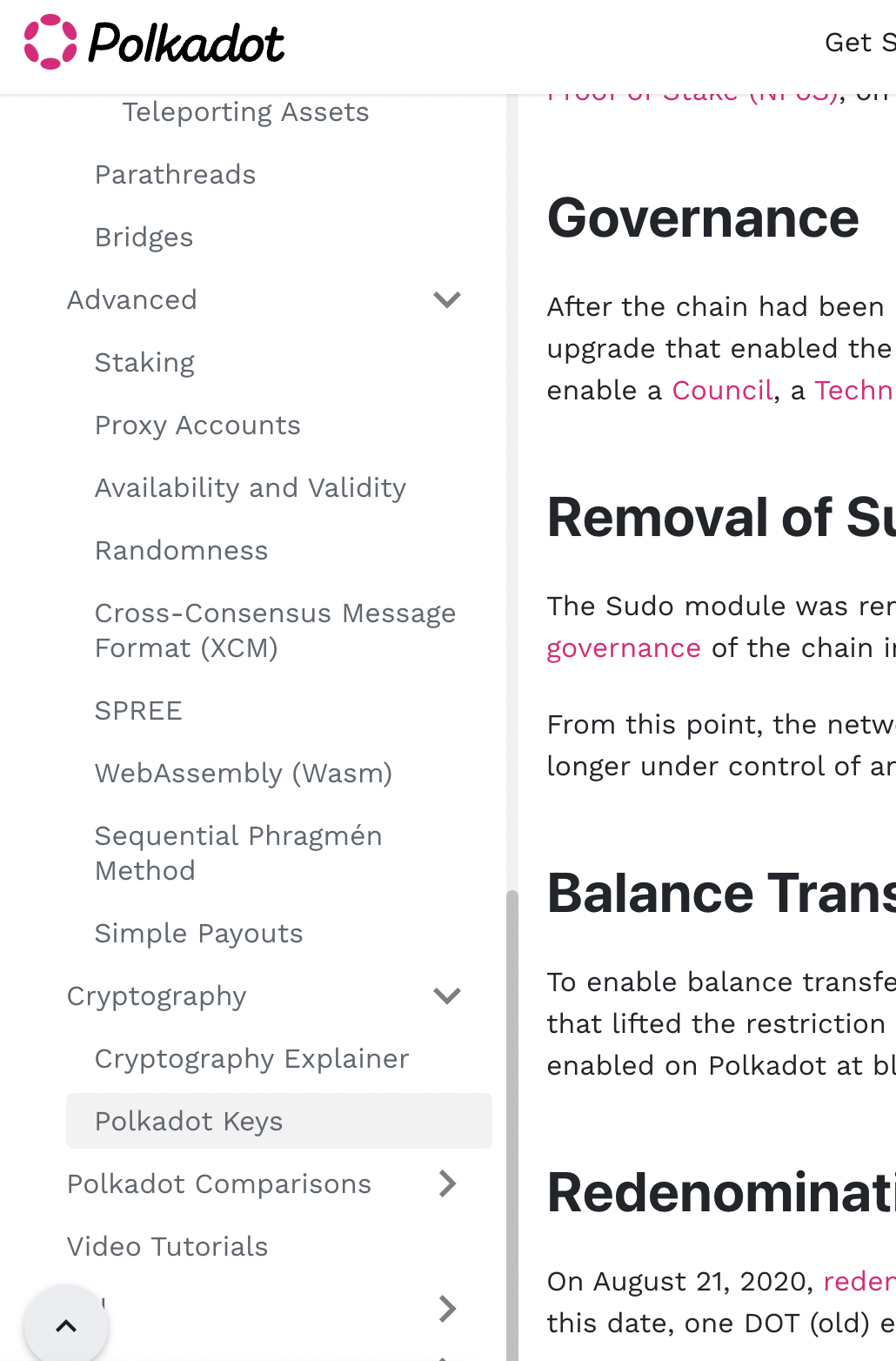 Improve navigation and structure of Documentation page · Issue #325 · centrifuge/documentation ...