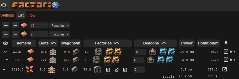 Handle different numbers of beacons · Issue #292 · factoriolab/factoriolab · GitHub