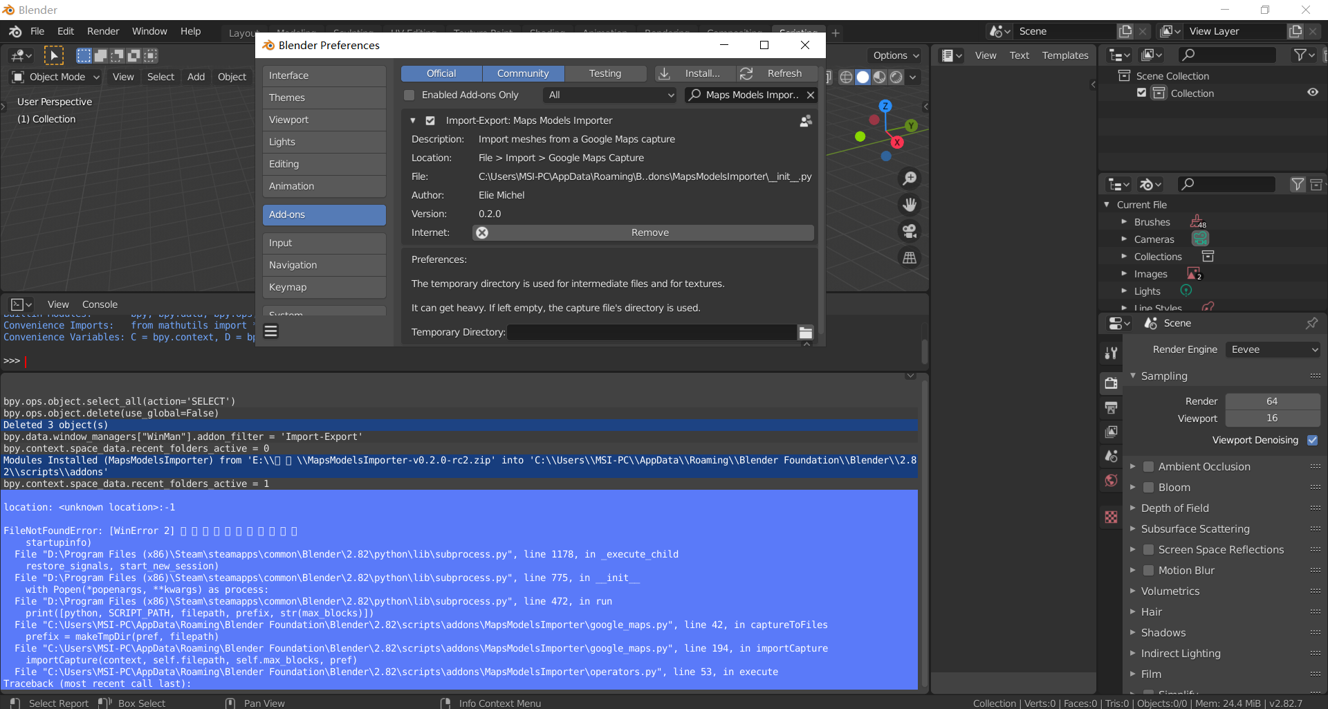 Failed to import in Steam-installed Blender · Issue #24 · eliemichel/MapsModelsImporter · GitHub
