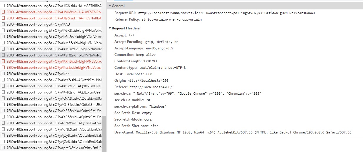 Cors Error After Few Successful Requests · Miguelgrinberg Flask Socketio · Discussion 1847 · Github