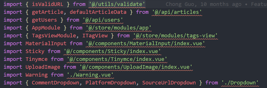 Typesciptalias Is Not Working And The Location Of Workspace Is Wrong · Issue 1793 · Vuejs
