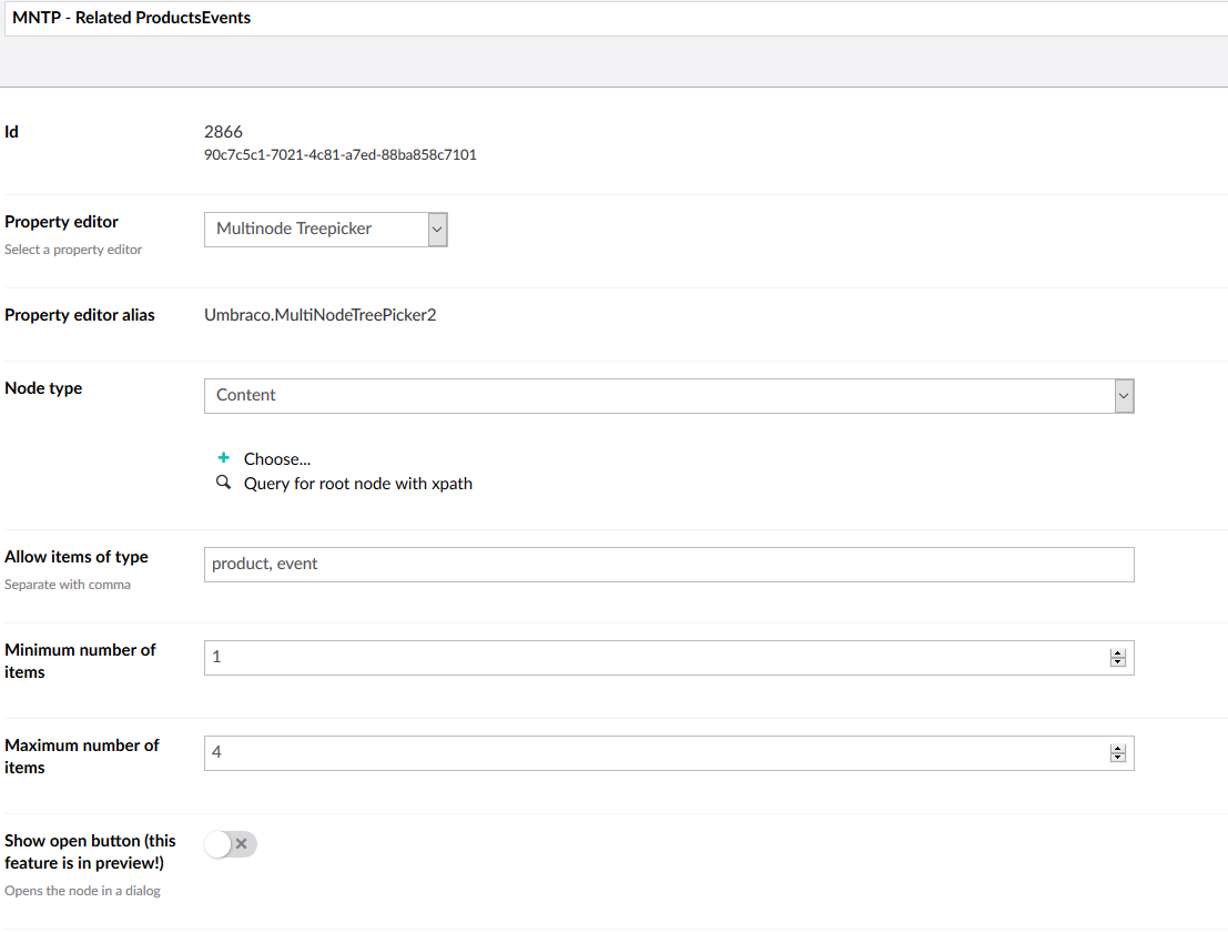 V7.14 - MNTP filter by document type not working · Issue #5137 · umbraco/Umbraco-CMS · GitHub