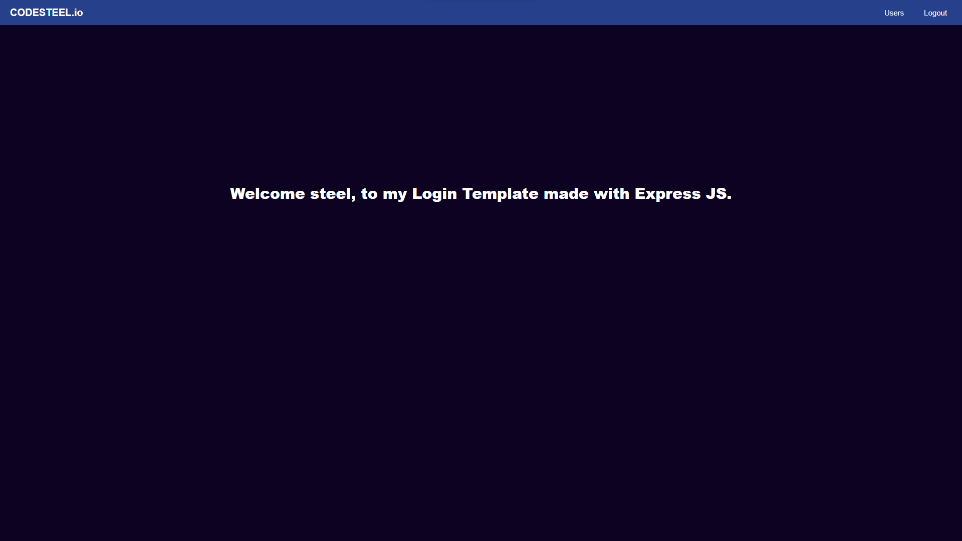 GitHub - CodeSteel/ExpressJS-Login-Application: Login/Register/And Password Reset into one ...