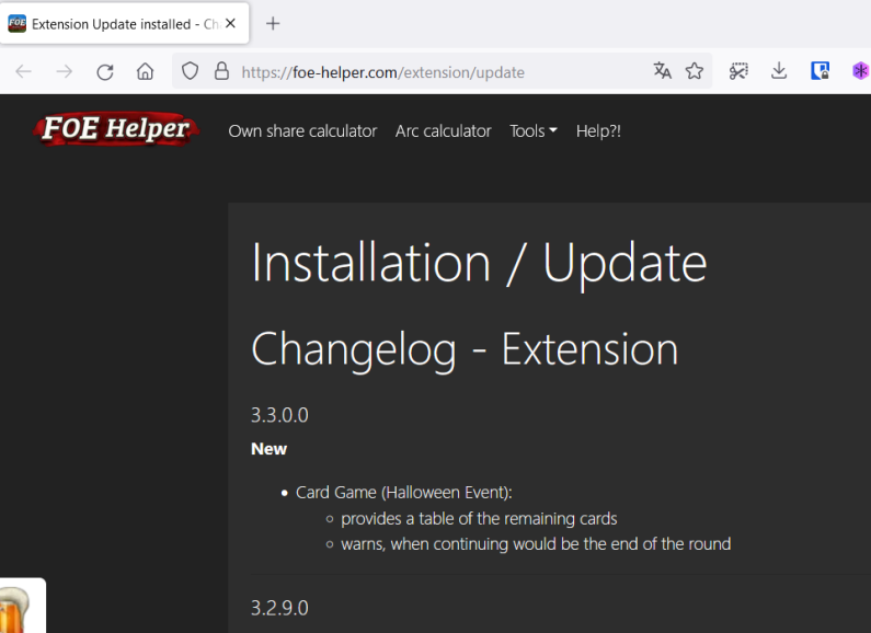 Version 3.3.0.0 not released for Firefox ("card list" in Halloween event) · Issue #2693 ...