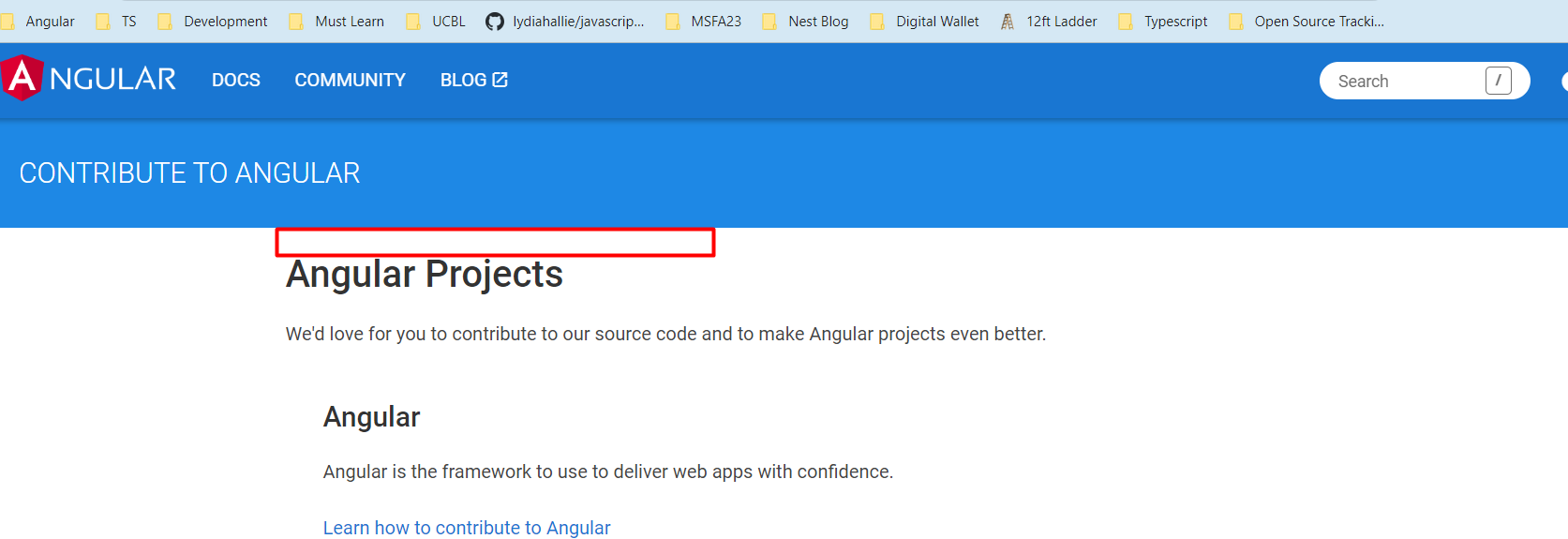 No margin in Contribute page like other pages · Issue #51391 · angular/angular · GitHub