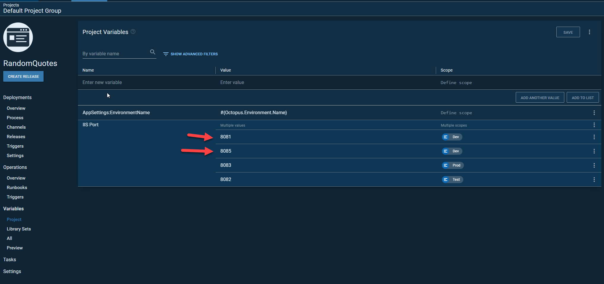 Variable preview page does not show all options scoped to role. · Issue #7165 · OctopusDeploy ...