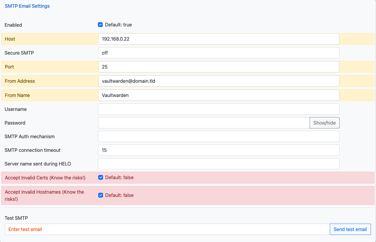 SMTP errror, no encryption: internal client error: No compatible ...