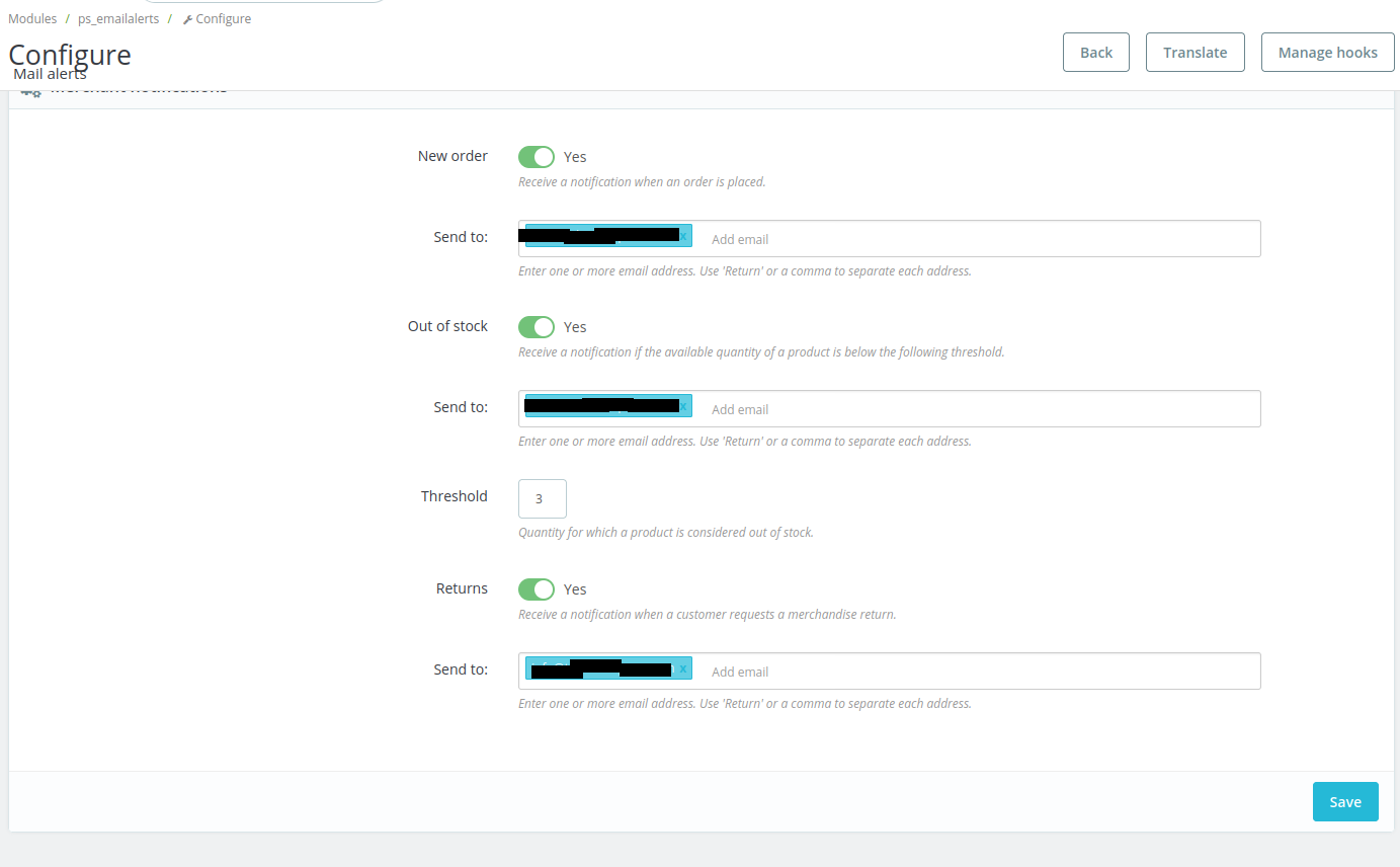 Emailalerts Dont Send Email When Product Out Of Stock · Issue 32489 · Prestashopprestashop