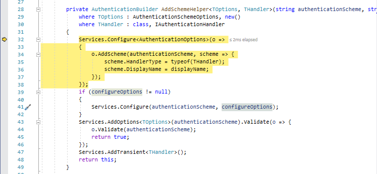 AddExternalScheme without configureOptions delegate · Issue #20852 · dotnet/aspnetcore · GitHub