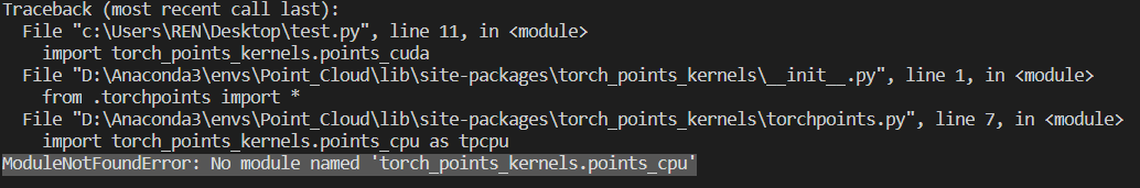 Install In Windows10 · Issue 270 · Torch Points3dtorch Points3d · Github