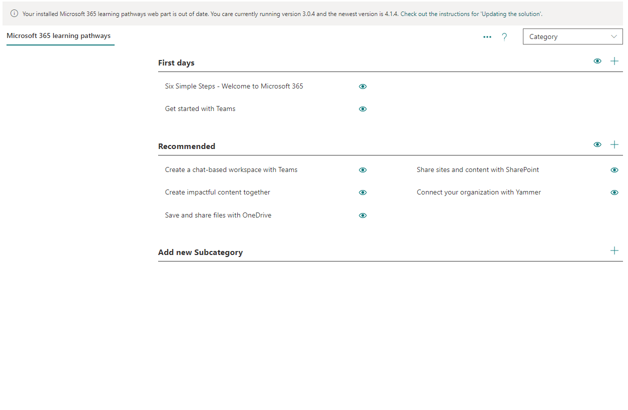 Menu missing from CustomLearning Admin page · Issue #508 · pnp/custom-learning-office-365 · GitHub