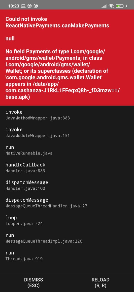 Google/Android pay tray not opening · Issue #316 · naoufal/react-native ... Google/Android pay tray not opening · Issue #316 · naoufal/react-native ...