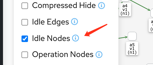 fast click `Idle Nodes` (or other graph display options) can break UI ...