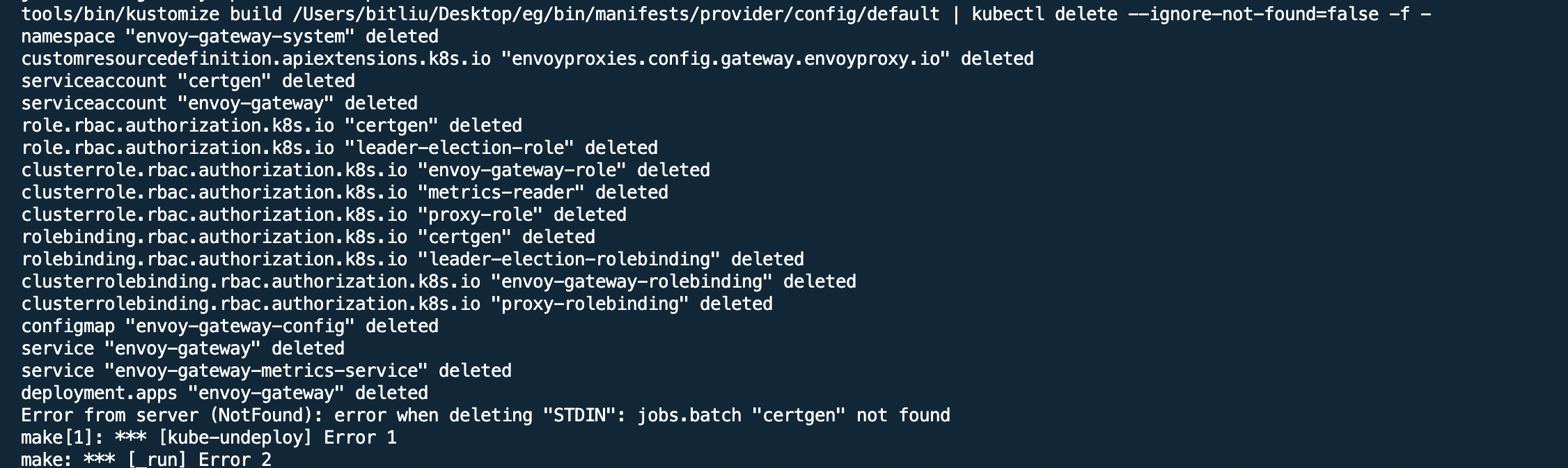Make kube-undeploy Target Failed · Issue #527 · envoyproxy/gateway · GitHub