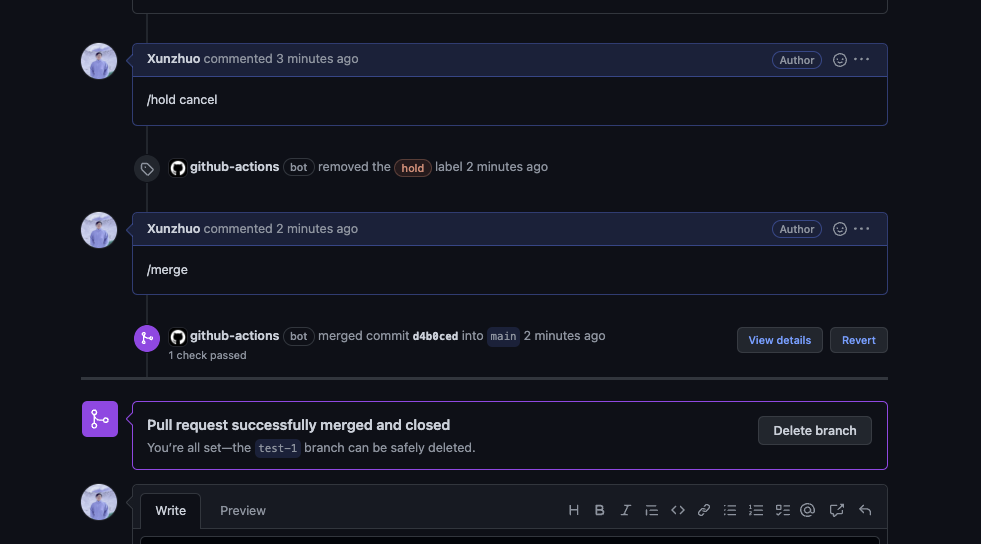 Support `/` style commands to maintain EG Issues and PRs · Issue #732 · envoyproxy/gateway · GitHub