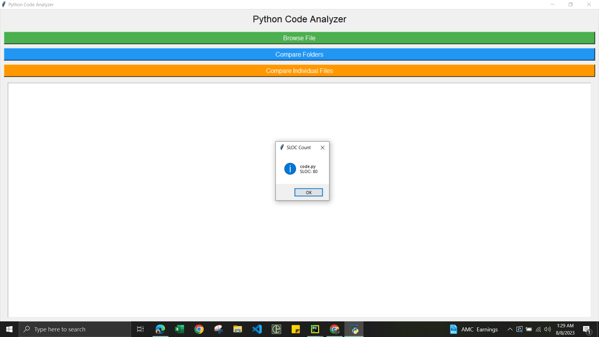 GitHub - saleheenshafiq9/PythonCodeAnalyzer