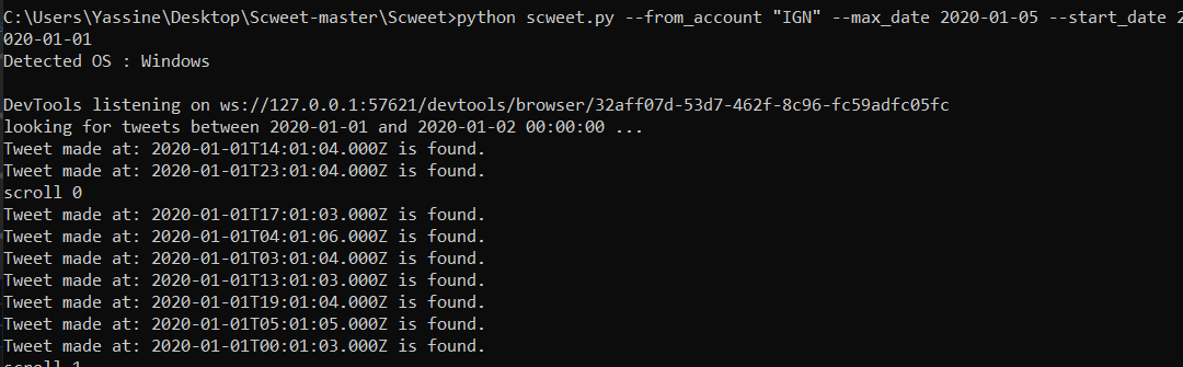 Thanks for you work! · Issue #8 · Altimis/Scweet · GitHub