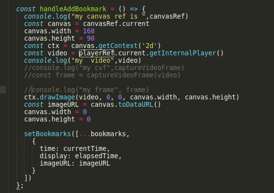 cant seem to use video returned by getInternalPlayer, to draw on html5 ...