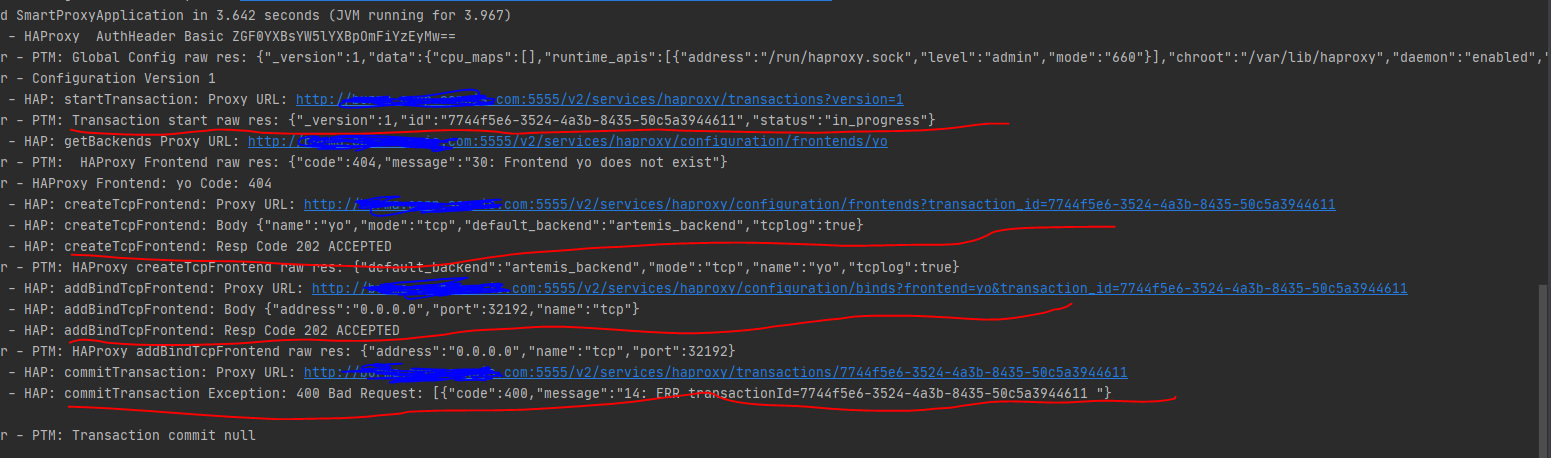 Error Code 400, Message Code 14 On Transaction Commit · Issue #119 · haproxytech/dataplaneapi ...